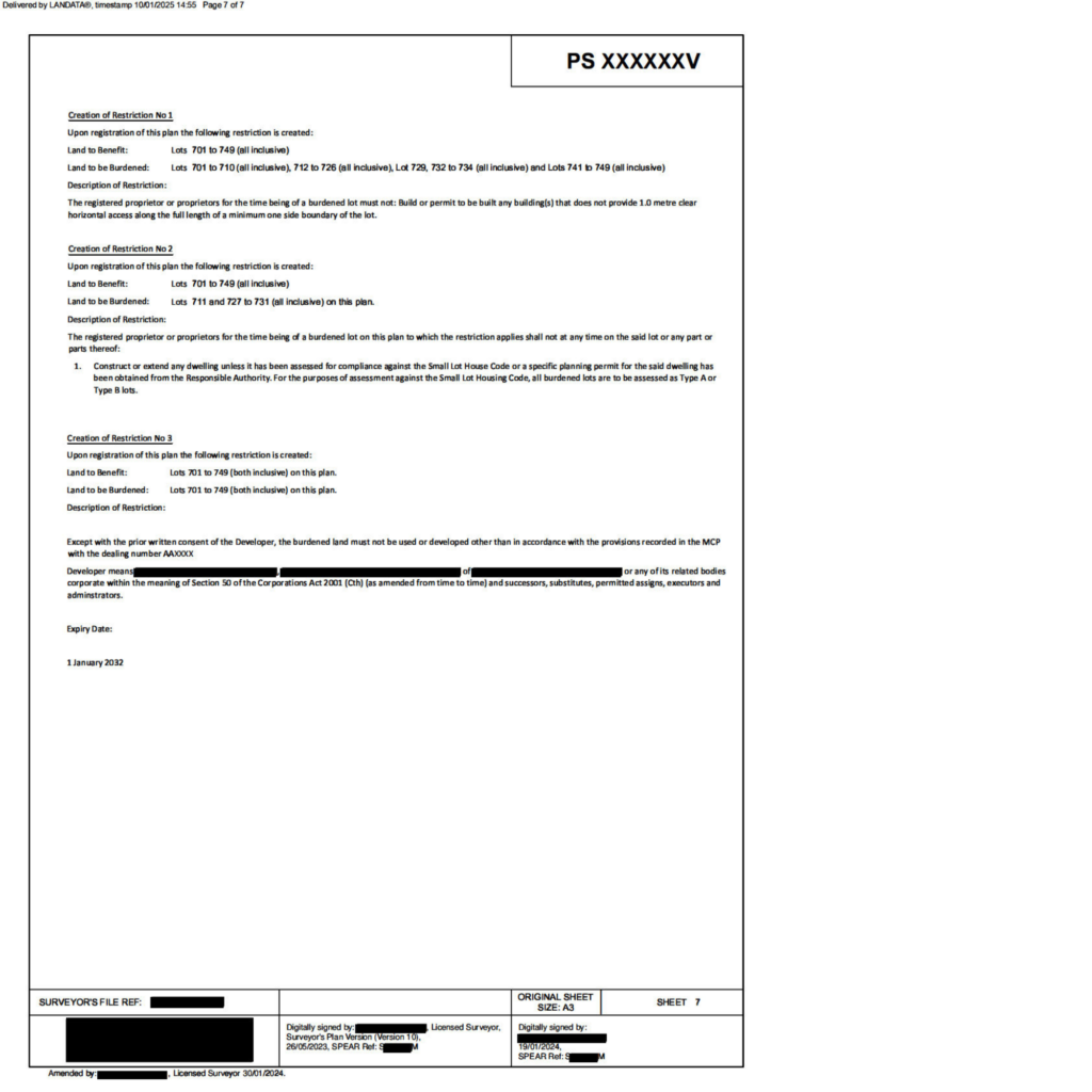 Copy of Plan Example Victoria - LANDATA®