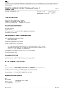 Copy of Title Victoria - LANDATA®
