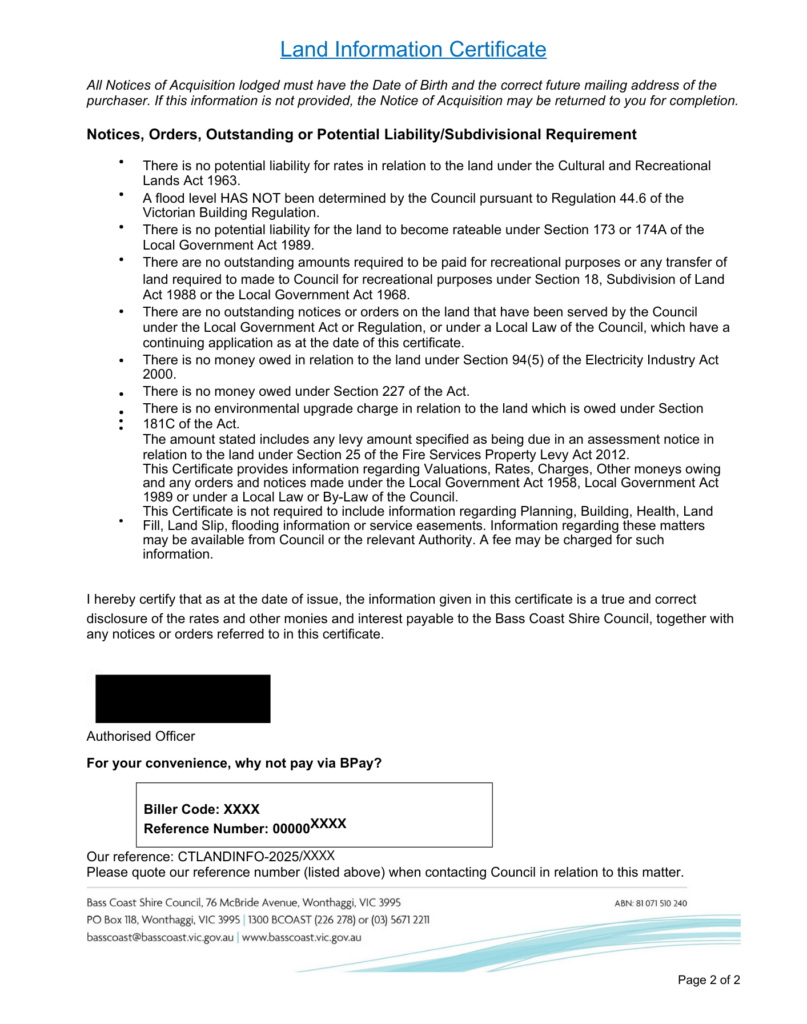 Property Certificates Victoria - LANDATA®